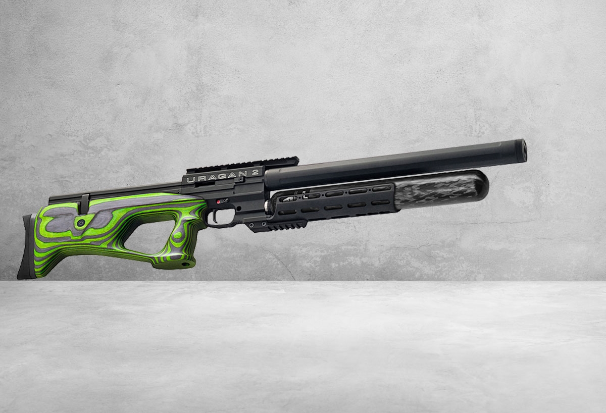 Airgun Technology Uragan 2 600 Green Laminate | Gunpit DK